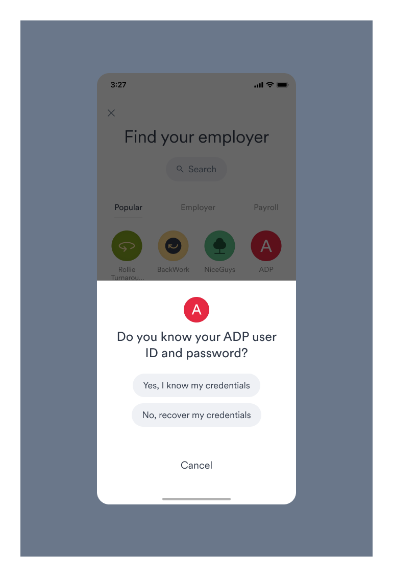 How can I resolve incorrect login credentials issues? – Argyle